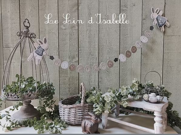 "Joyeuses Pâques" - Le Lin d'Isabelle
